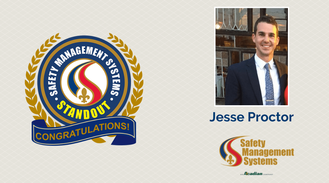 Congratulations to our SMS Standout Jesse Proctor