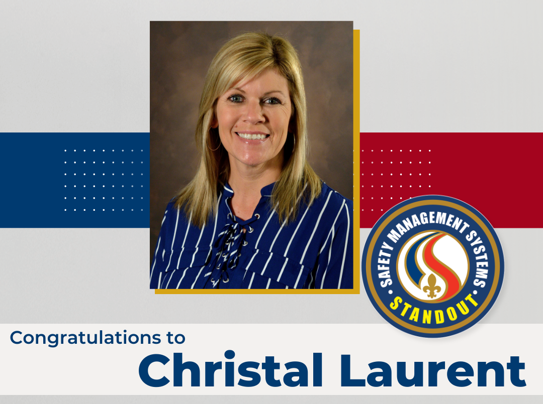 Congratulations to our SMS Standout Christal Laurent!