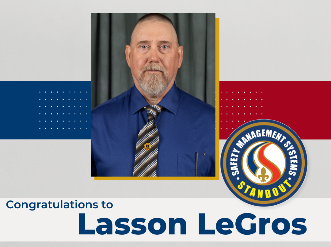 Congratulations to our SMS Standout Lasson LeGros